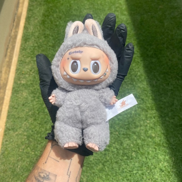 Accessories | Authentic Labubu Sesame Bean With Real Tattoos And Tooth ...